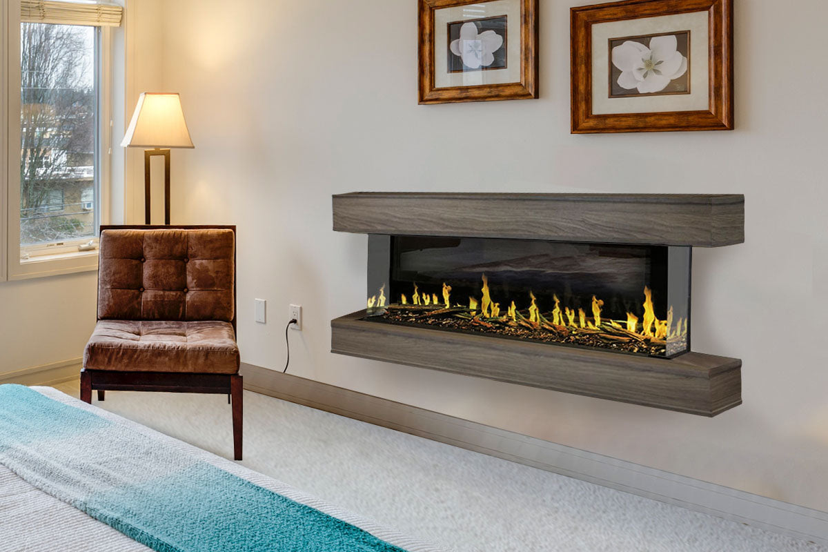 Modern Flames Orion Multi 88'' Heliovision Electric Fireplace Wall Mou