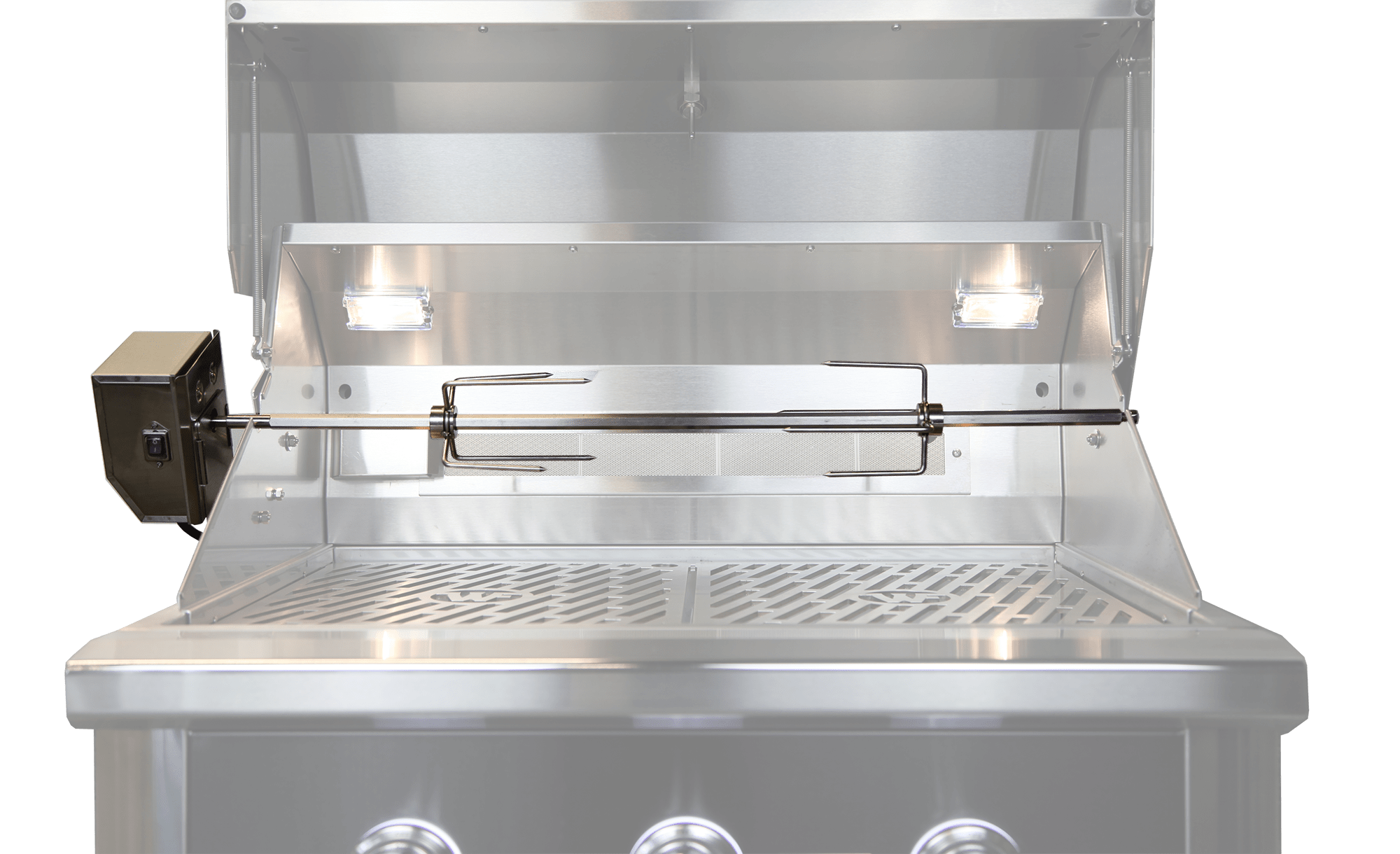 Wildfire 42-Inch Rotisserie Kit - Perfectly Even Cooking, Tender & Juicy