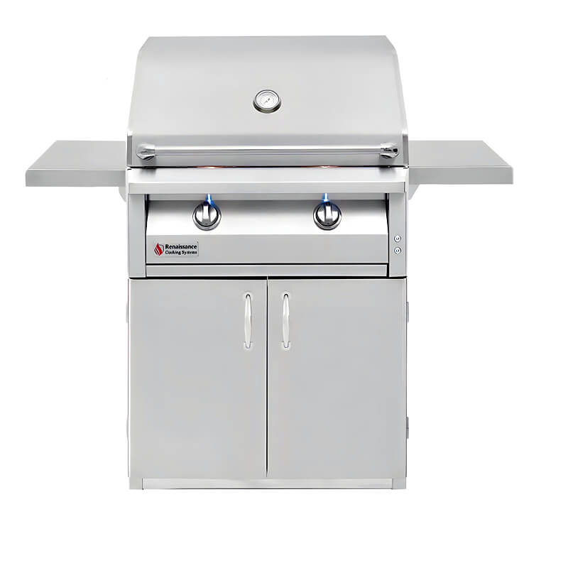 American Renaissance Grill 30 Inch 2 Burner Freestanding Gas Grill ...