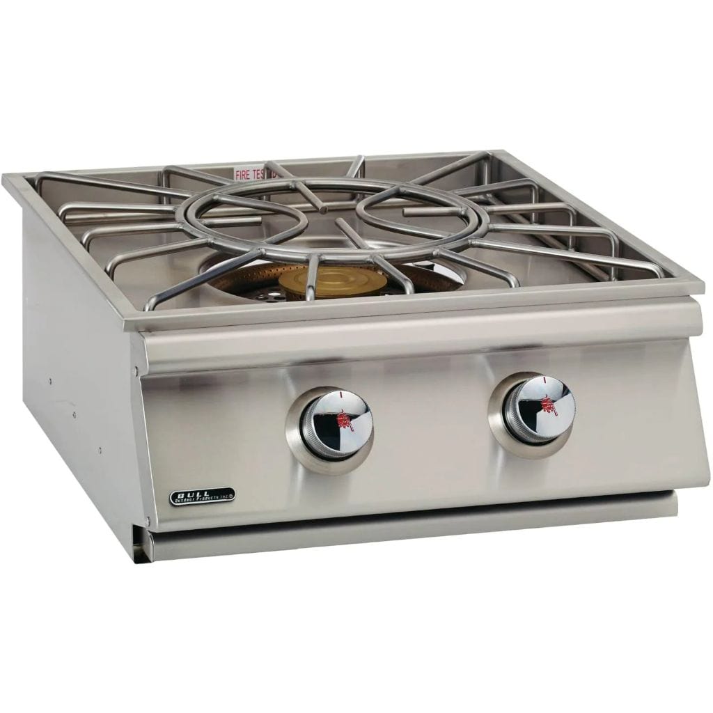 Bull 22" Stainless Steel Built-In Gas Power Burner - BBQ Generals