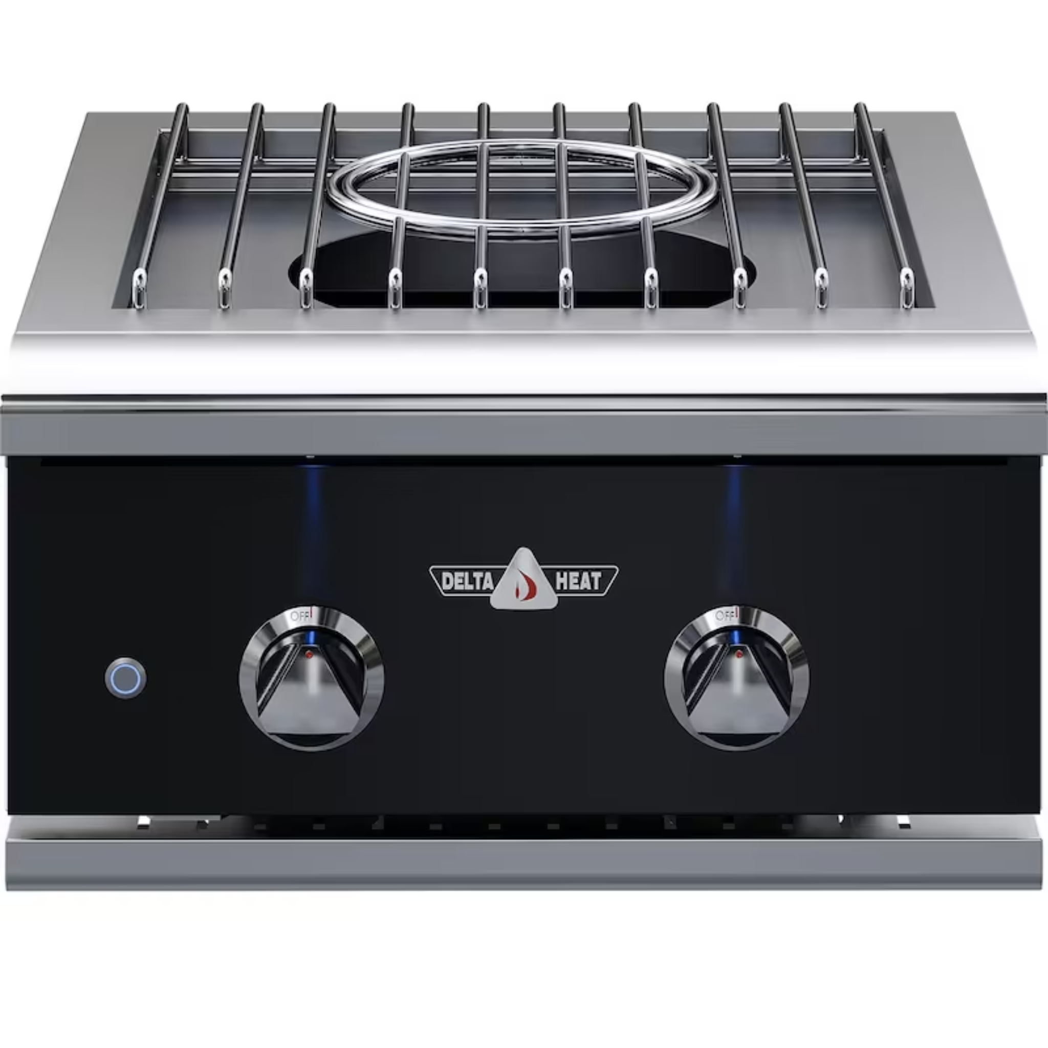 Delta Heat Built-In 22" Gas Power Burner With Black Control Panel – BBQ ...