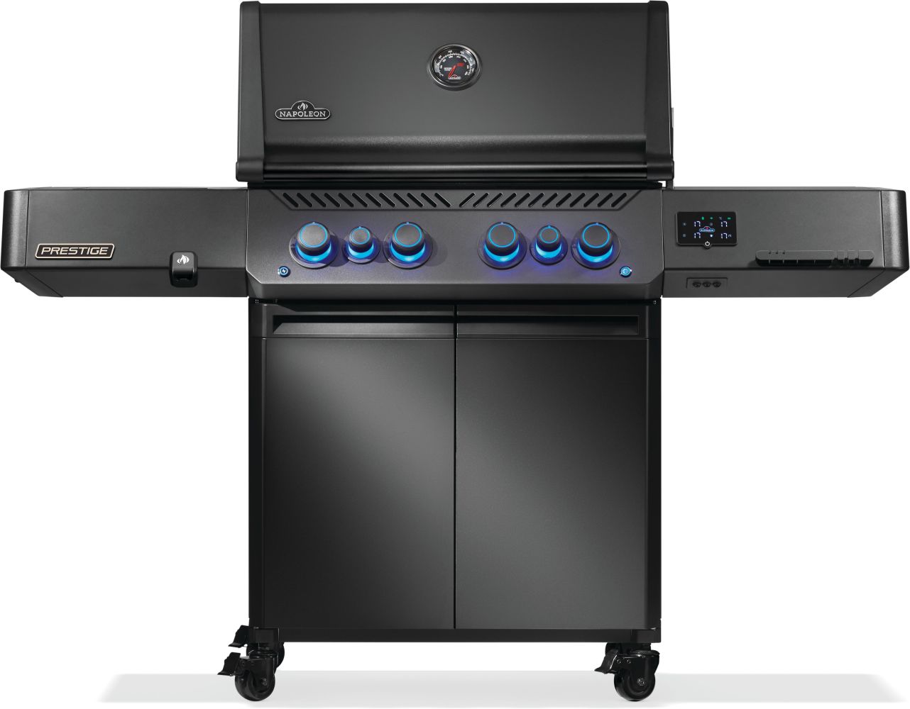 Napoleon Phantom Prestige 500 Connected RSIB | Matte Black Gas Grill ...
