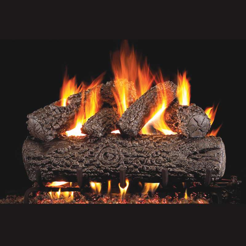 RH Peterson Real Fyre Post Oak Classic Vented Gas Log Set – BBQ Generals