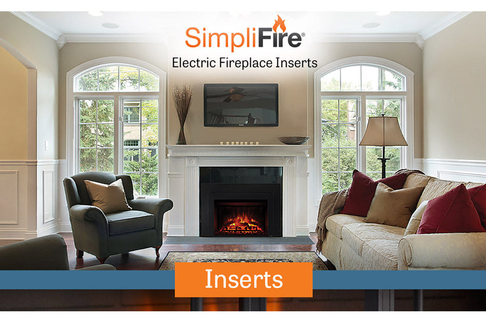 SimpliFire Electric Fireplaces | Wall-Mounted, Built-In & Inserts