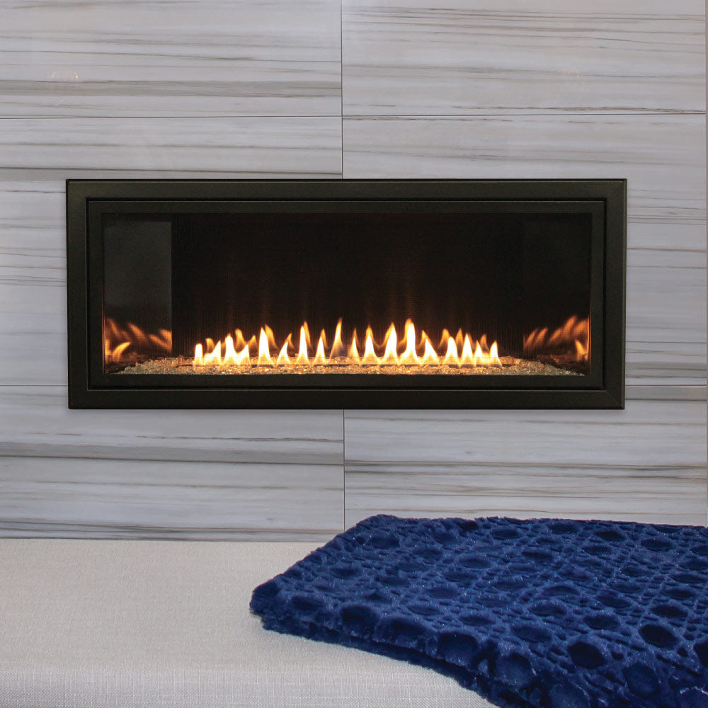 Empire 36 Inch Boulevard Vent Free Linear Gas Fireplace with Barrier ...