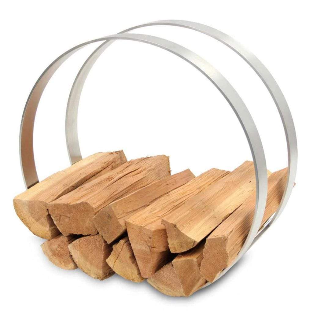 Pilgrim - 24" Stainless Steel Modern Wood Holder – BBQ Generals